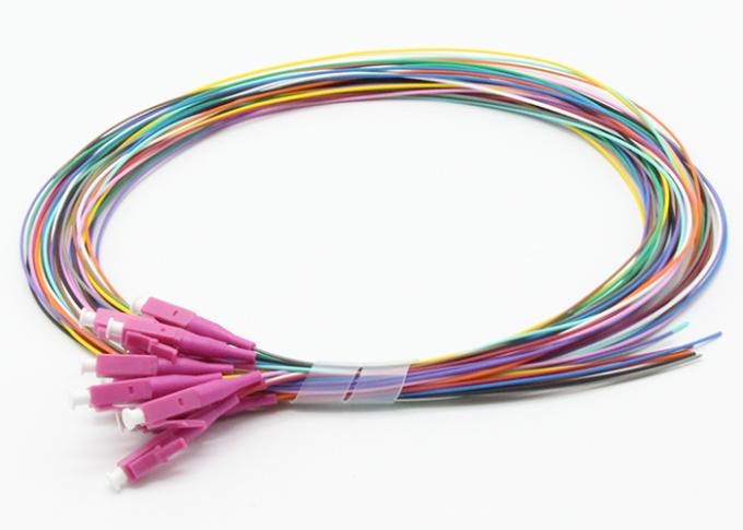 LC OM4 Fiber Optic Pigtail 12 Colored 12 Fibers 900μm 2m pigtail set ...