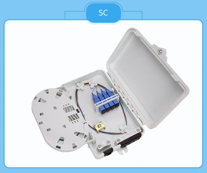 4 core FDB Fiber Distribution Box FTTH 4F Fiber Splitter Box