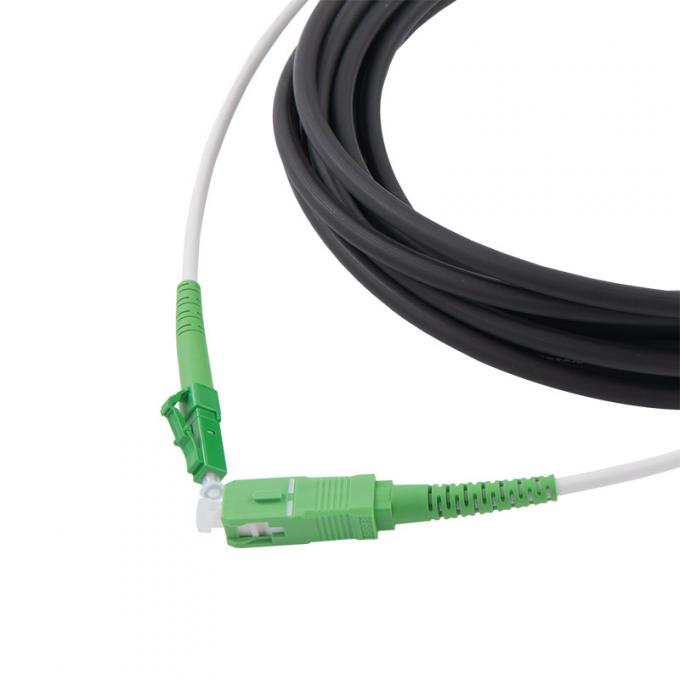 FTTH Fiber Optic Patch Cable G657A2 SC APC To LC APC 4.5mm SM SX CCA ...