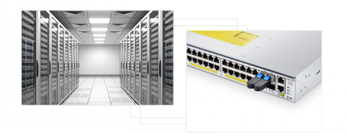 MT-RJ Fiber Optic Loopback Cable MT C Ferrule Single Mode Compact Footprint