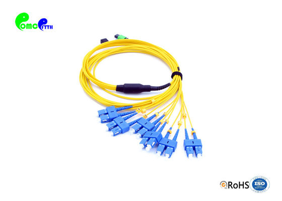 High quality MPO - MPO trunk cable with SM OM3 OM4 OM5 of 12F , 24F ...