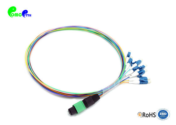 8F MTP Fiber Optic Loopback 9 / 125μm For Trunk Cable OS2 Connection ...