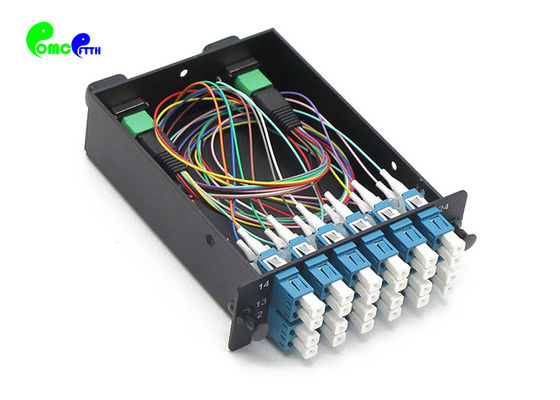 96F 128F 144F MPO Patch Panel 19' 1RU Fixed Type FHD Patch Panel