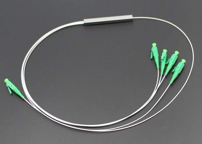 Stable Reliability Fiber Optic PLC Splitter , 1x4 PLC Splitter With LC ...