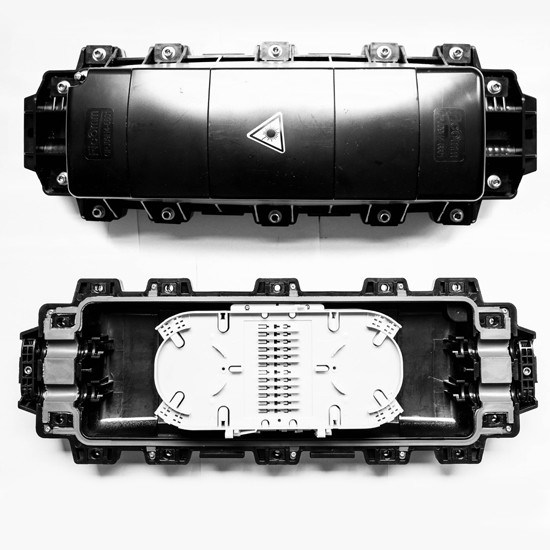 605 x 215 x 175mm Fiber Optic Closure , Fiber Optic Joint Enclosure For ...
