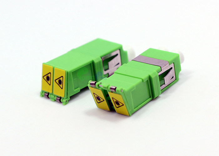 Fiber Optic Adapter LC APC to LC APC SM Bulkhead Duplex IL