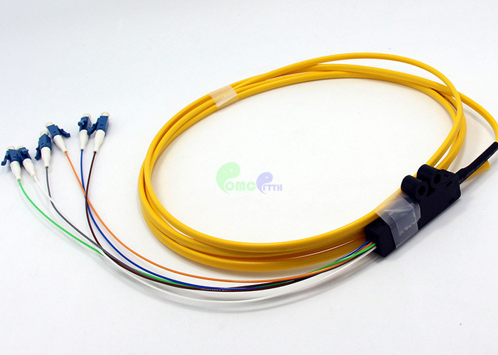 4F - 12F Ribbon fanout 900um Fiber optic pigtail LC OS2 Single mode ...