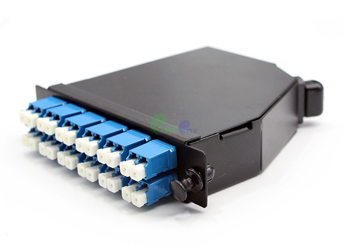 High Density MPO MTP Cassette , Duplex SM 9/125 Type A MTP To LC Cassette