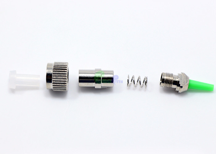 Quick Connect Fiber Optic Connectors , Simplex 0.9mm Boot Optical Cable Connector