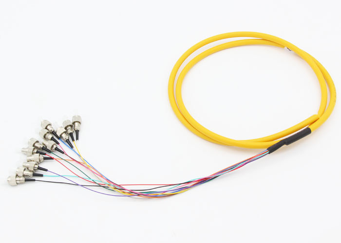 Pre-terminated fiber optic pigtail 12F 9 / 125 um G657A1 FC SM UPC ...