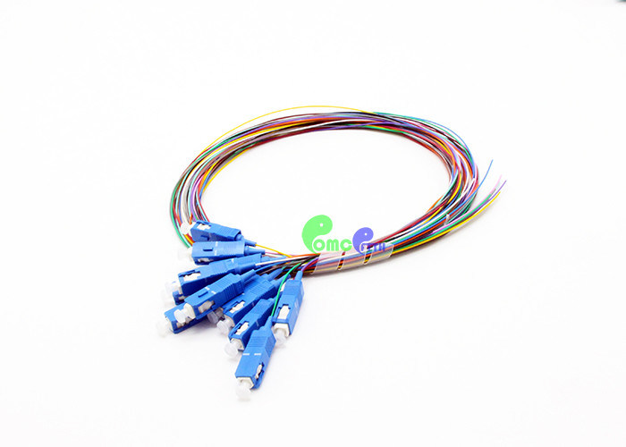 SC 900um 2M Loose Buffer Pigtail Fiber Optic Cable 9/125 50/125 Tight ...