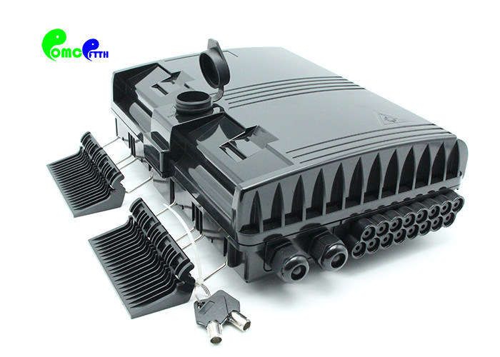 16 cores Wall Mounted / Pole mounted Fiber terminal box / Distribution ...