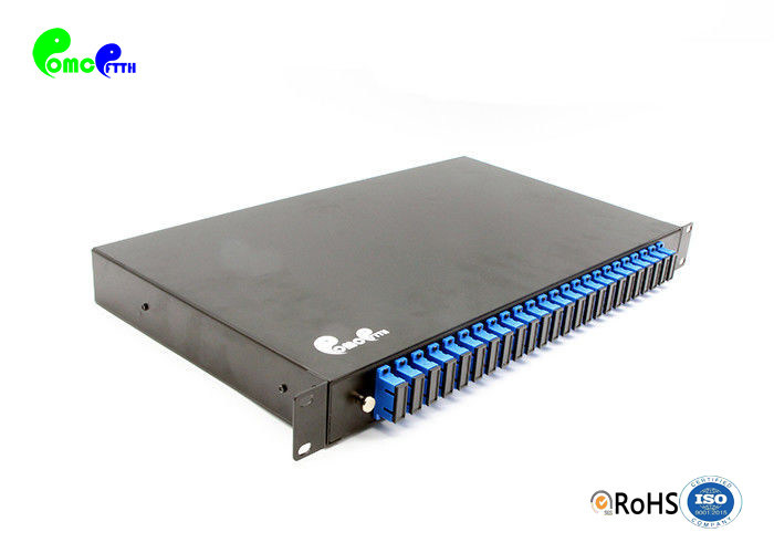 Full Loaded 24 Ports ODF Patch Panel SC SM Duplex Fiber Optic ...