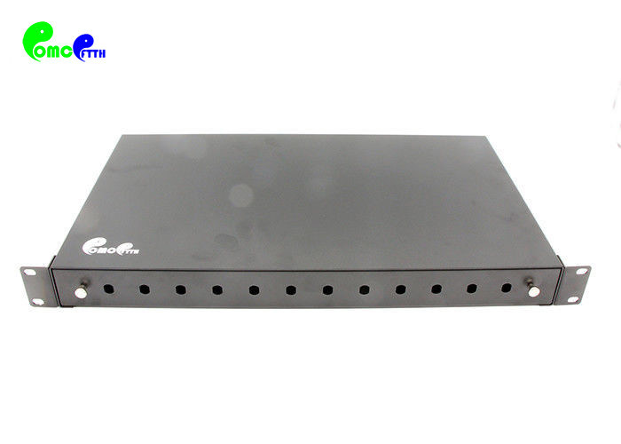 1.2mm 1.5mm Cold Rolled Steel Fdf Fiber Distribution Frame 1U 12 Ports