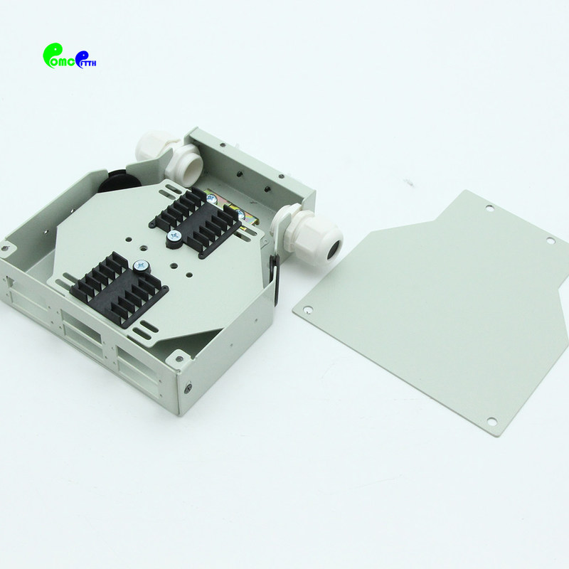 Din Rail FTTX Fiber Terminal Box 6 Port SC Duplex Optical Junction Box