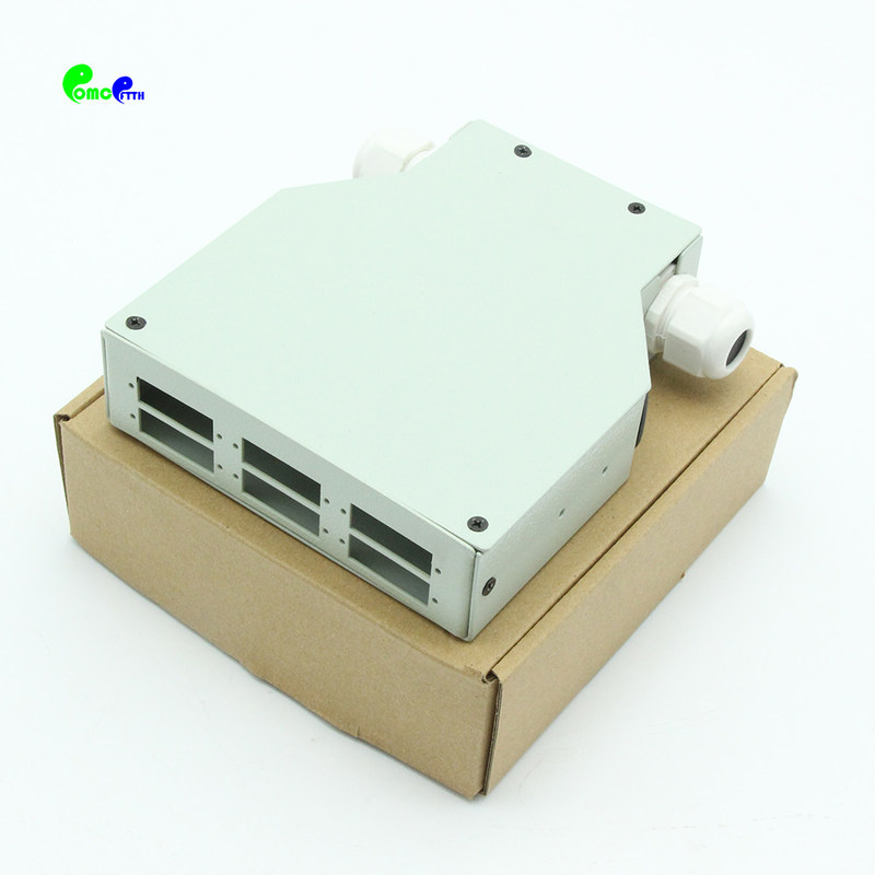 Din Rail FTTX Fiber Terminal Box 6 Port SC Duplex Optical Junction Box