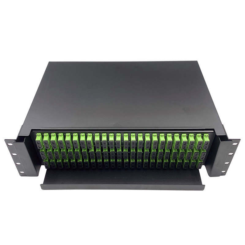 Data Center 19' 3U Rack Mount Fiber Patch Panel CRS Cold Rolled Steel