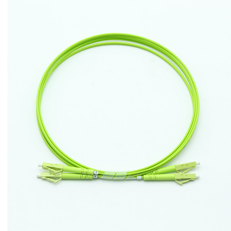 LC/PC-LC/PC Duplex OM5 MM Fiber Optical Patch Cord For FTTX Network