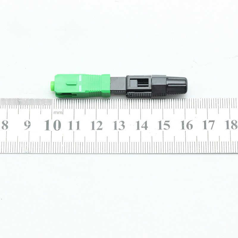 Fiber Optic Fast Connector SC APC UPC Quick Connector For FTTH Drop Cable field termination