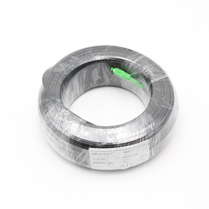 FTTH Outdoor Fiber Drop Patch Cable SC APC - SC APC G657A1 Self-Supporting Aerial Simplex Drop ...