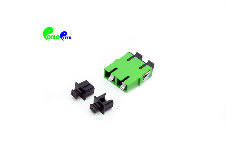 SC Duplex Integrated Fiber Optic Adapter Low Insertion Loss With Inner ...