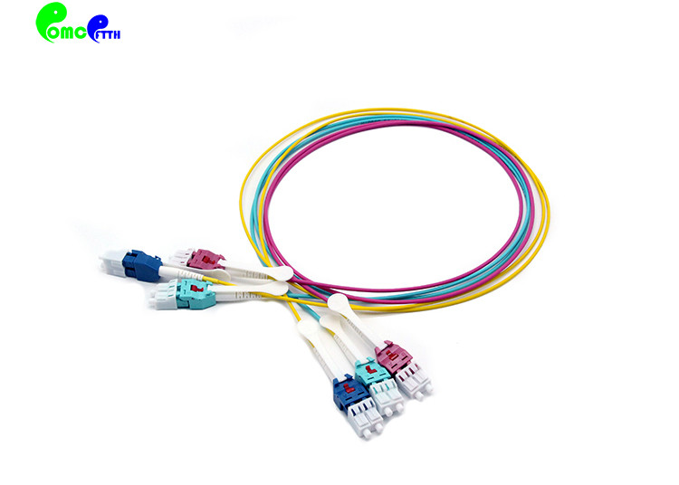 Polarity Switchable Fiber Patch Cord LC Uniboot OM1/OM2/OM3 With Pull Tab unitube 2.0mm Duplex ...