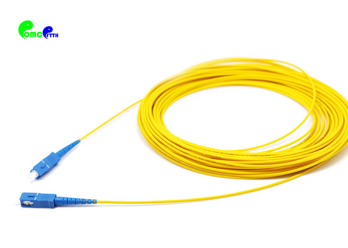 Simplex 9 / 125μm 2.0mm SC UPC LSZH OS2 G657A1 Fiber Optic Patch Cord