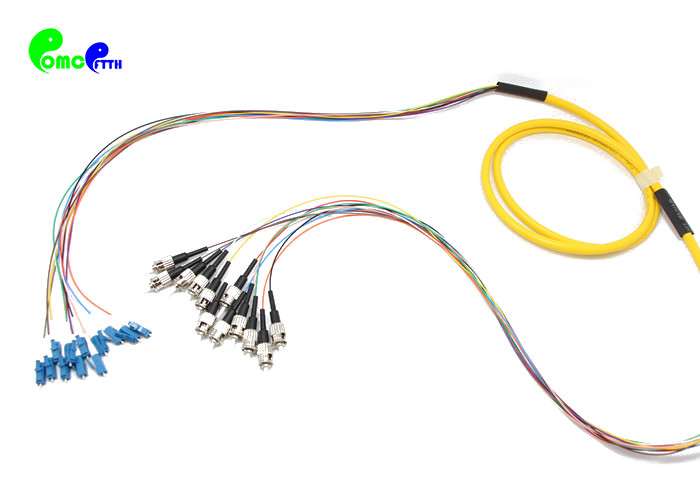 24F 0.9mm Pre-terminated cable ST UPC - LC UPC 9/125μm Single Mode Mini ...
