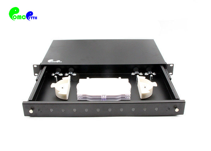 1.2mm 1.5mm Cold Rolled Steel Fdf Fiber Distribution Frame 1U 12 Ports