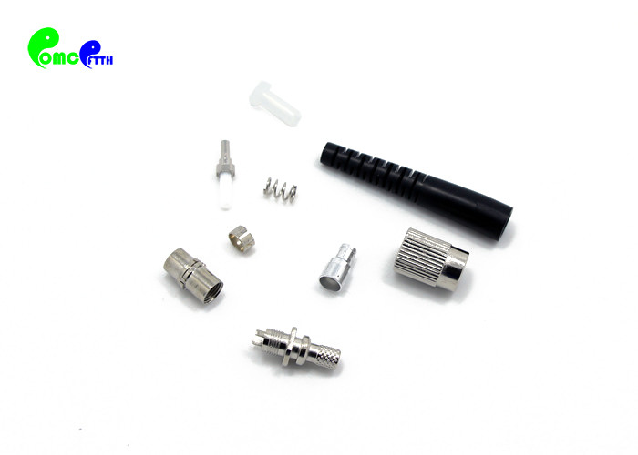 Fiber Optic Connectors 2.0mm FC UPC Simplex MM Black For Patch Cord And ...