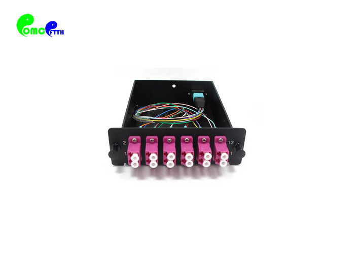 MPO MTP Cassette Full Loaded 35cm MPO OM4 LC Cassette 12F Max With ...