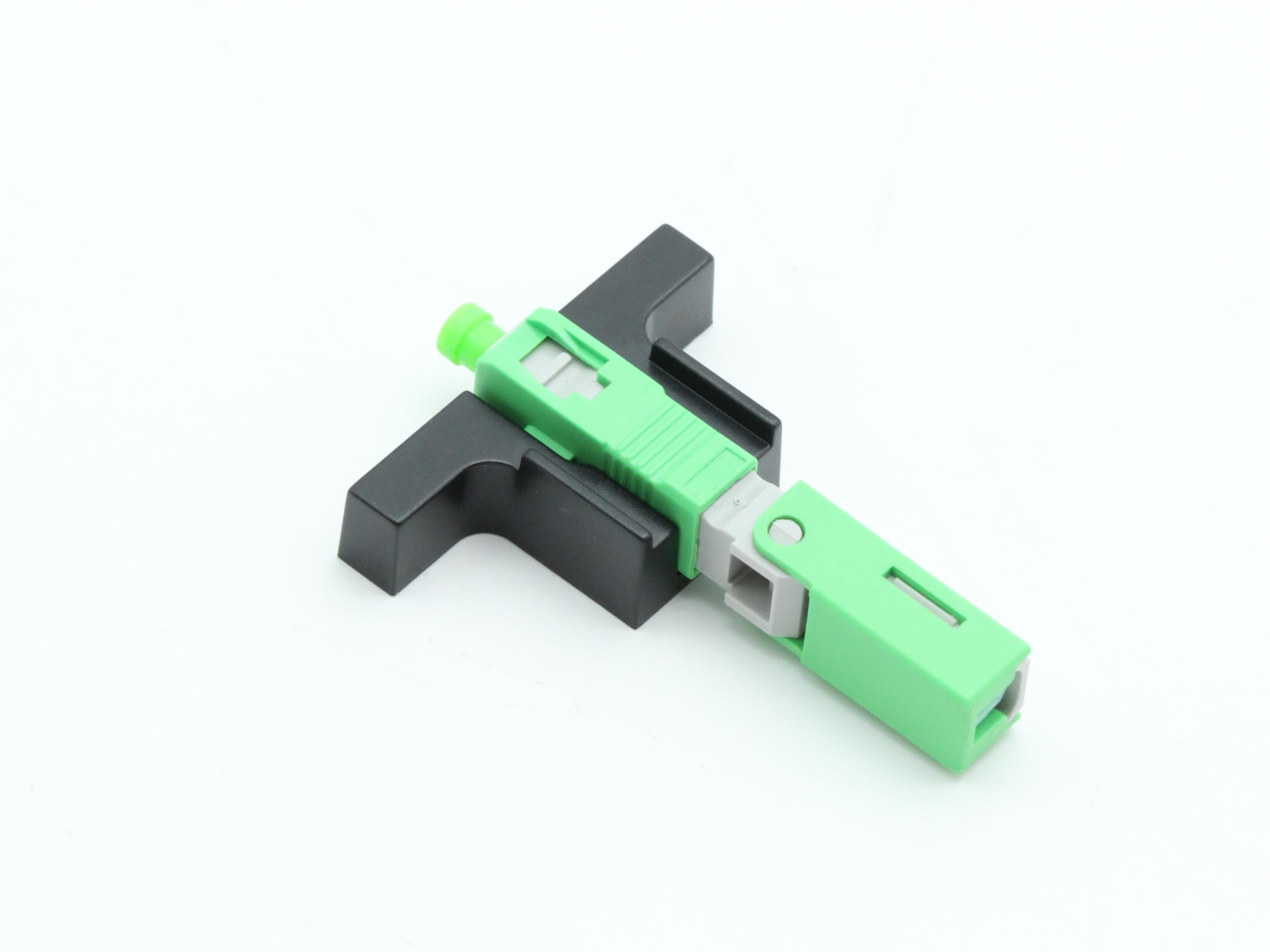 FTTH T Type 50N SC SM APC Assembly Connector For Drop Cable