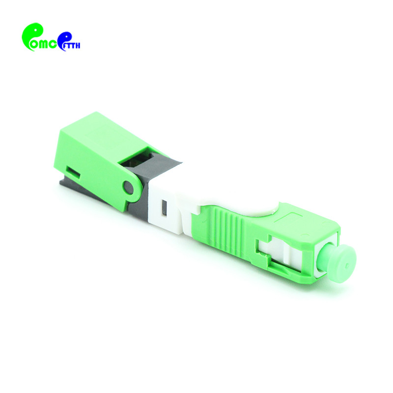 FTTH Products SC APC fast connector available for 2x3mm or 2x5mm FTTH ...