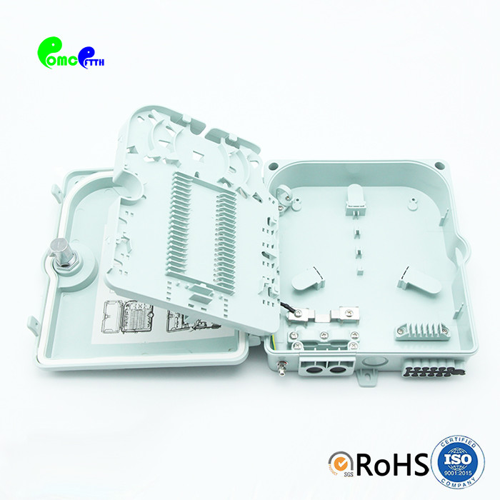 IP65 12F Fiber Distribution Box Terminal Closure Wall Mounted Pole ...