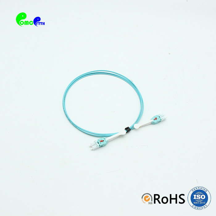 OM4 Polarity Switchable Optical Fiber Patch Cord Uniboot LC LC Duplex