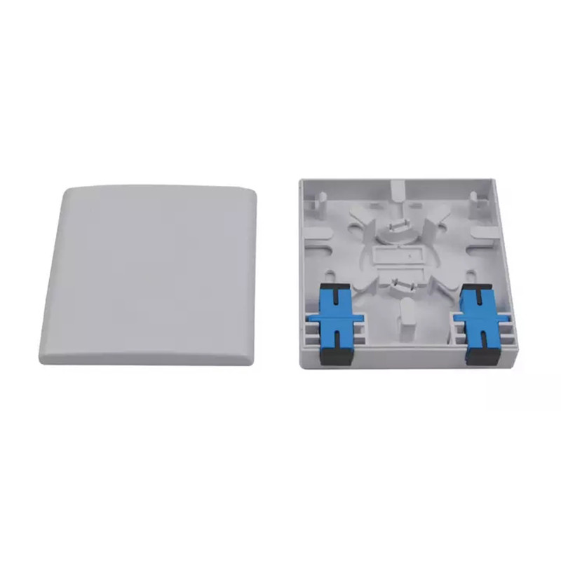 Wall Mount FTTH Products Optical Fiber Tools Fiber Optic Faceplate