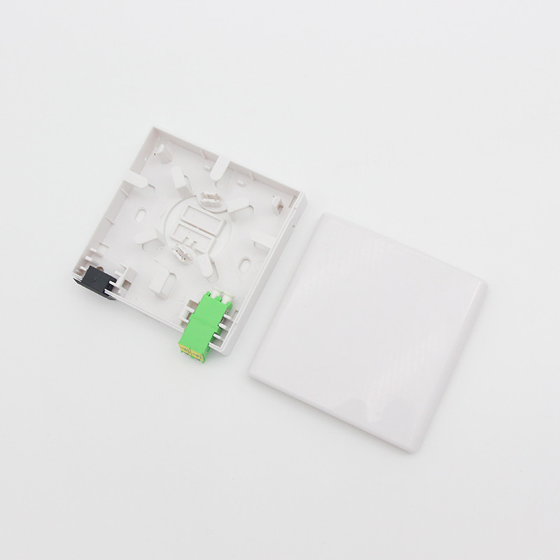 Wall Mount FTTH Products Optical Fiber Tools Fiber Optic Faceplate